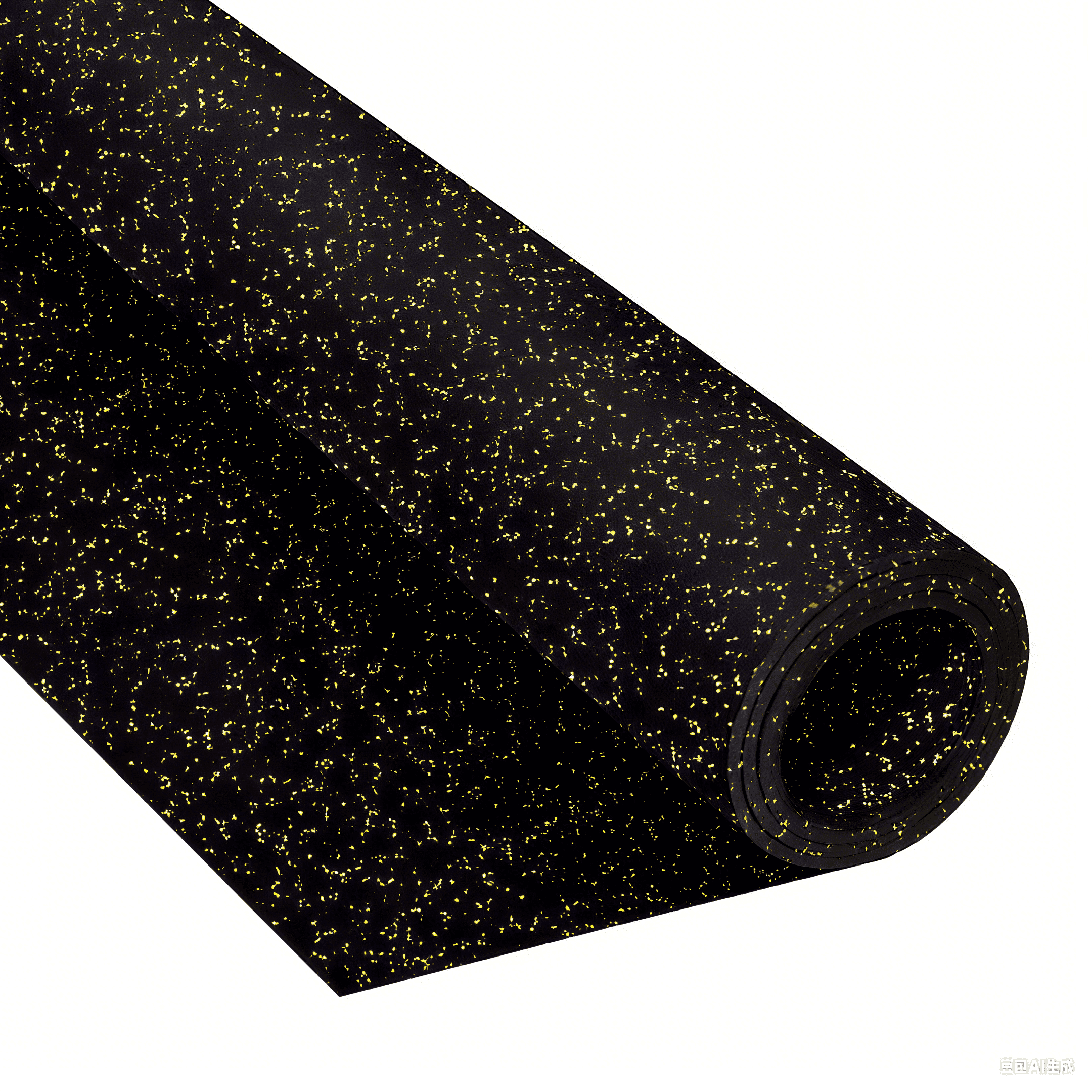 4X10 FT Heavy Duty Rubber Gym Flooring Roll，Rubber Gym Flooring for the ...