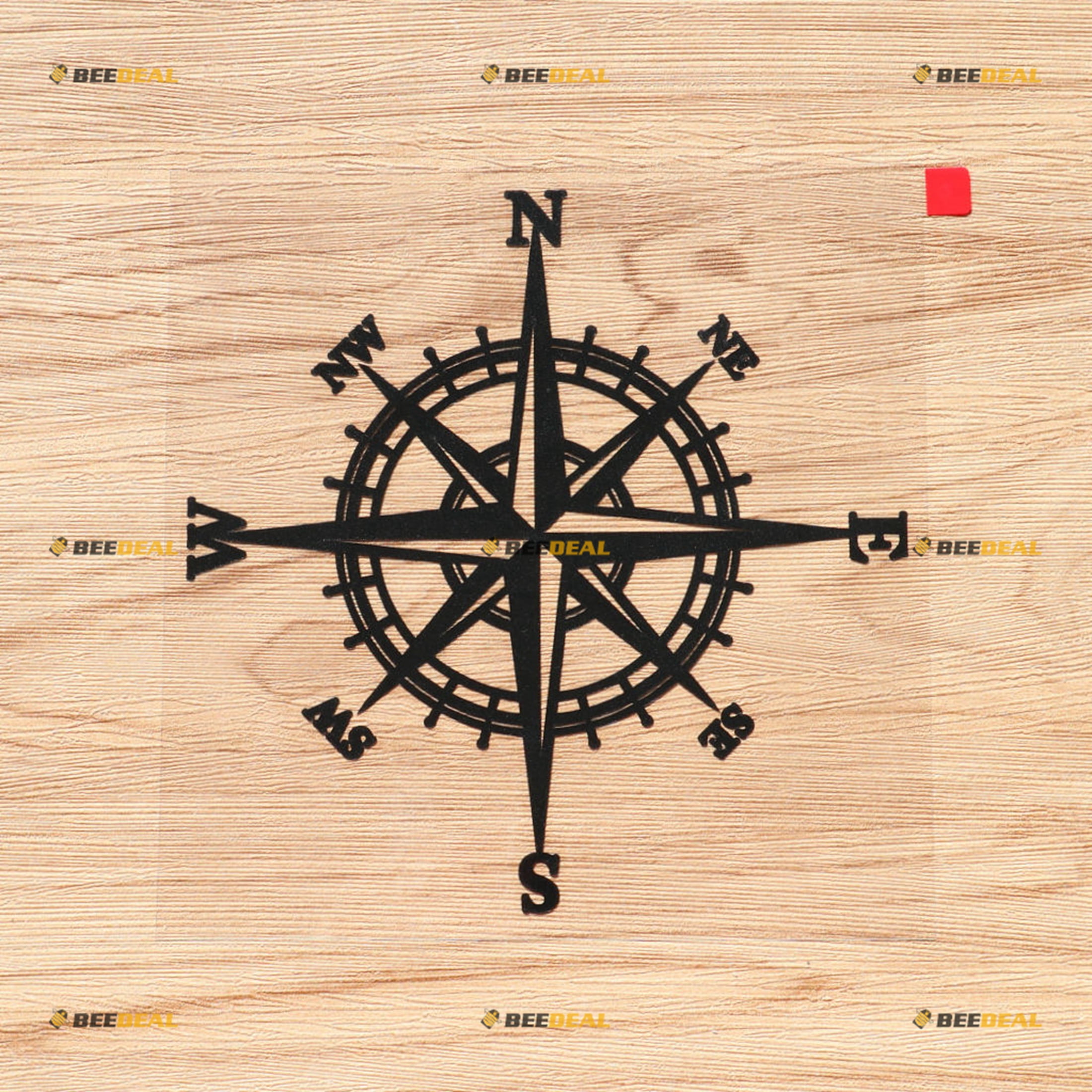 4X4 4WD Compass Off Road Decal Sticker Vinyl - Black 4 Inches - fit for ...