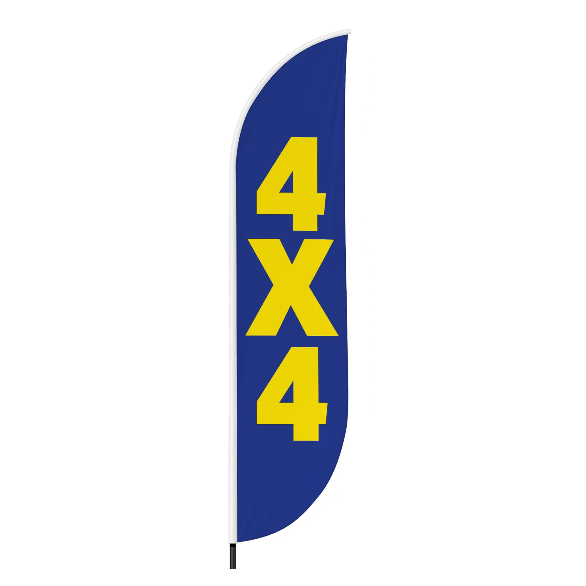 4X4 Feather Flag(11.5feetX2.5feet) by DreamController | Outdoor ...