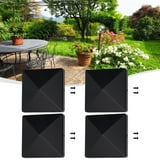 4X4 Inch Plastic Fence Post Cap Post Cap To Protect Outdoor Wooden ...