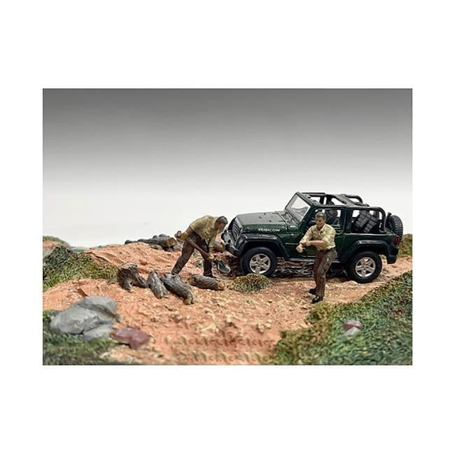 4X4 Mechanics 2 Piece Diecast Figure Set 2 for 1/43 Scale Models by ...