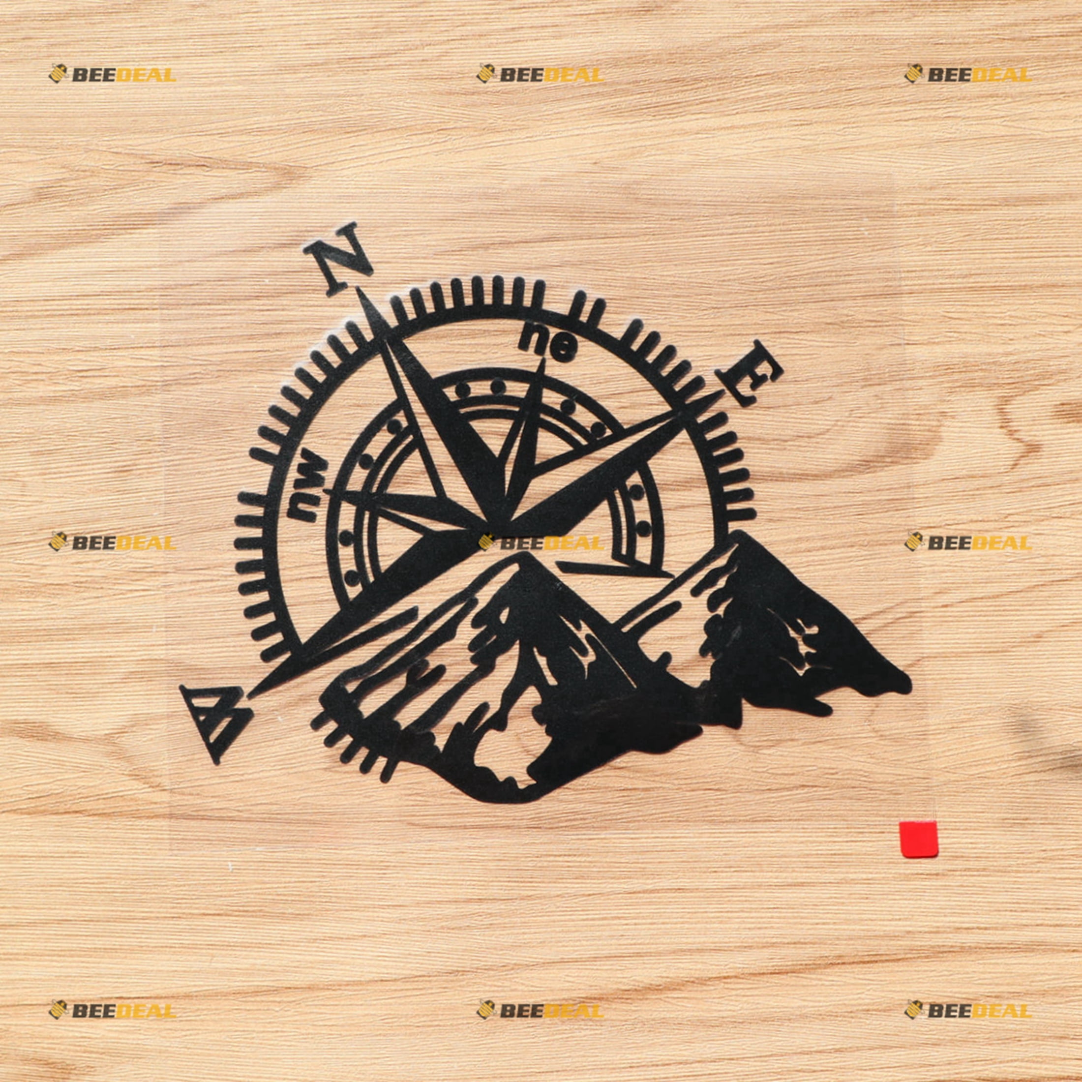 4X4 Off Road Compass Mountain Decal Sticker Car Truck Vinyl - Black 8 ...