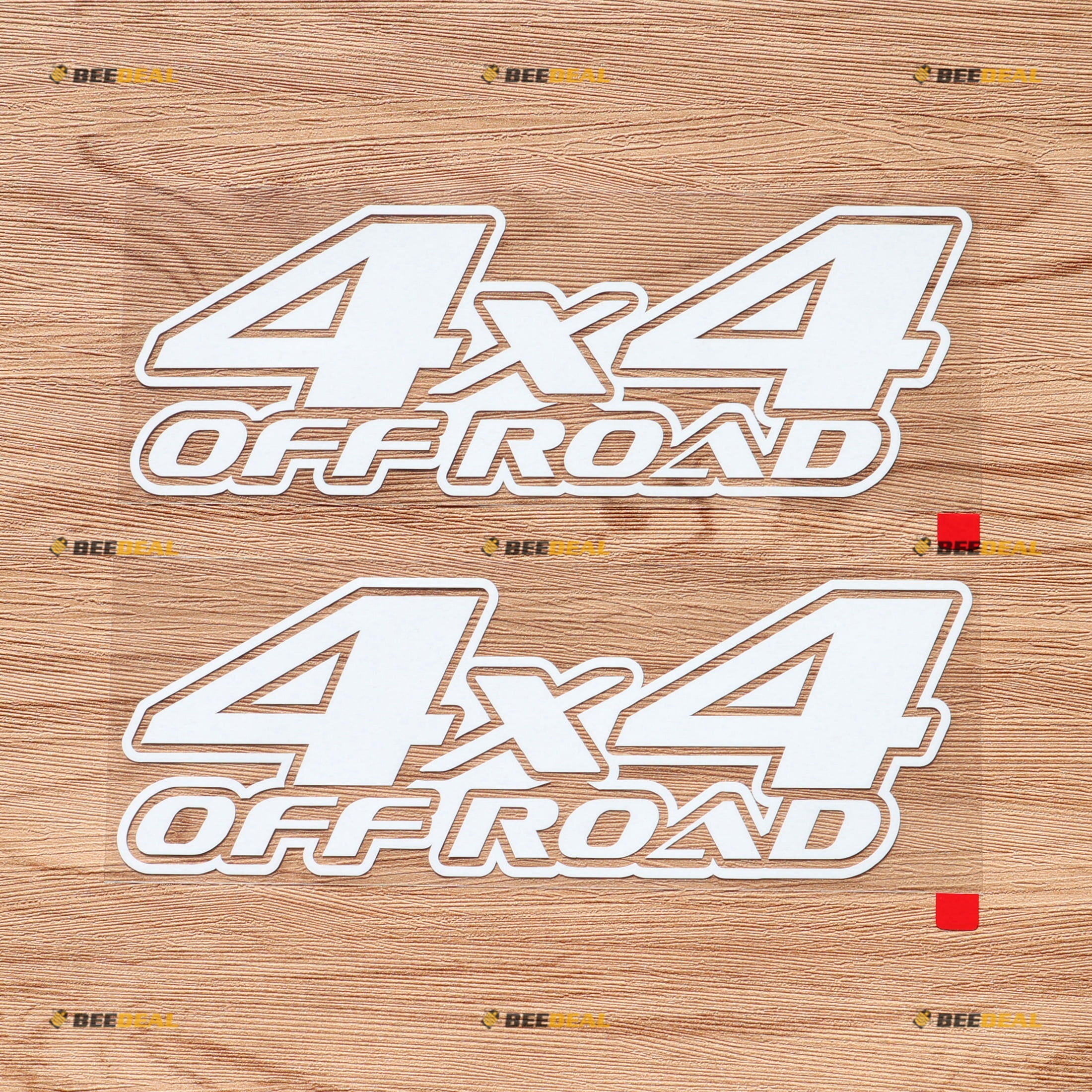 4X4 Off Road Decal Sticker Car Vinyl - 2 Pack White, 8 Inches - Style A ...