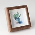 4X4 Wooden Picture Frame with 3x3 Mat, 4x4 Sqaure Picture Frame with ...