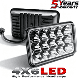 4X6" Sealed White LED Headlights For Freightliner Classic FLD120 XL ...