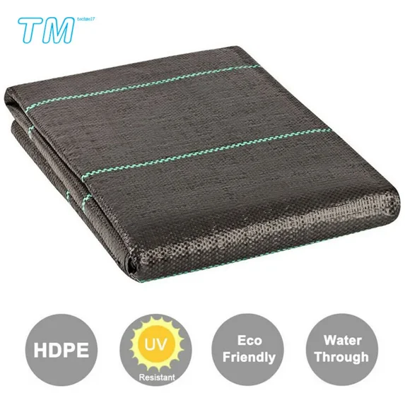 4X8Ft Heavy Duty Weed Control Fabric Ground Cover Garden Mat Landscape ...