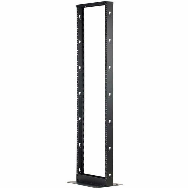4XEM - Rack open frame - 2-post - wall mountable - gray, black - 45U ...