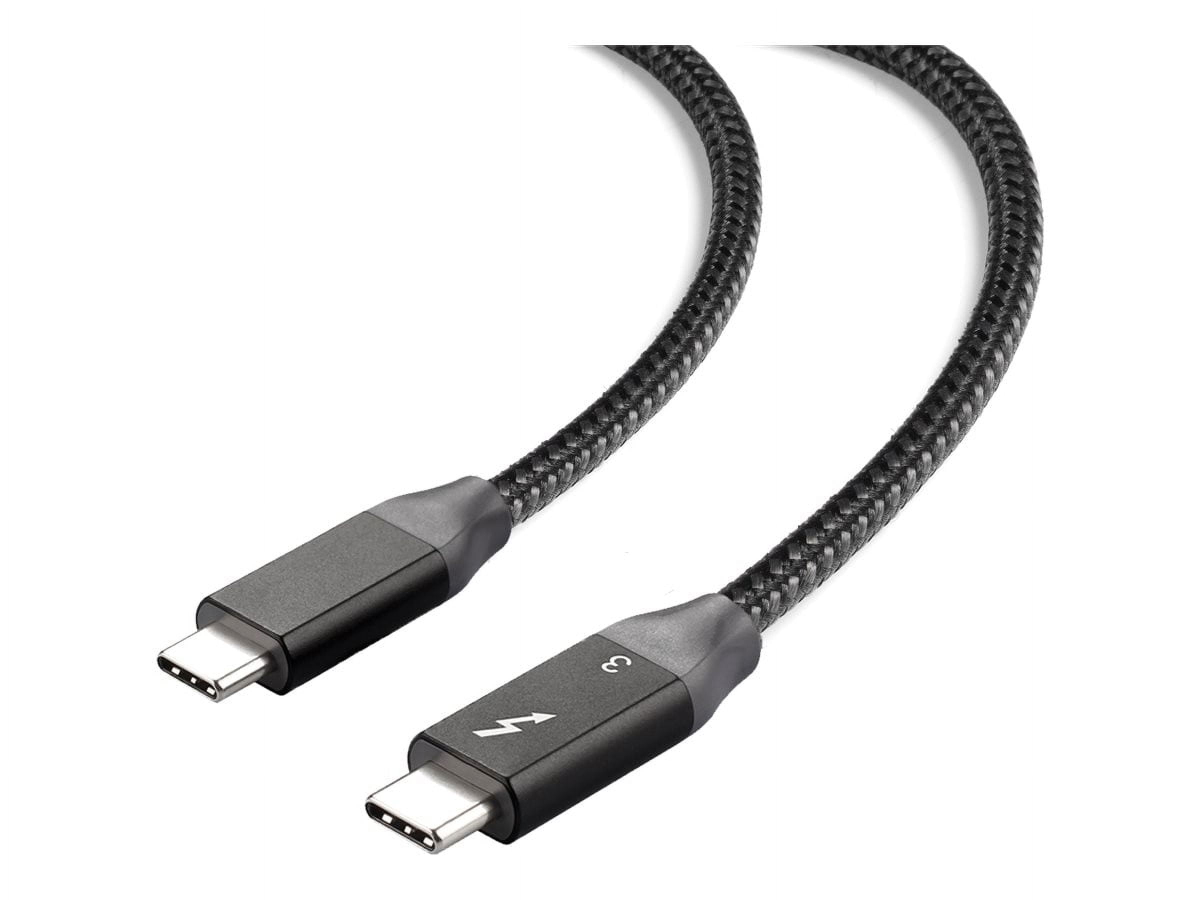 4XEM 20Gbps 1M Thunderbolt 3 Braided Cable - 3.28 ft Thunderbolt 3 AV ...