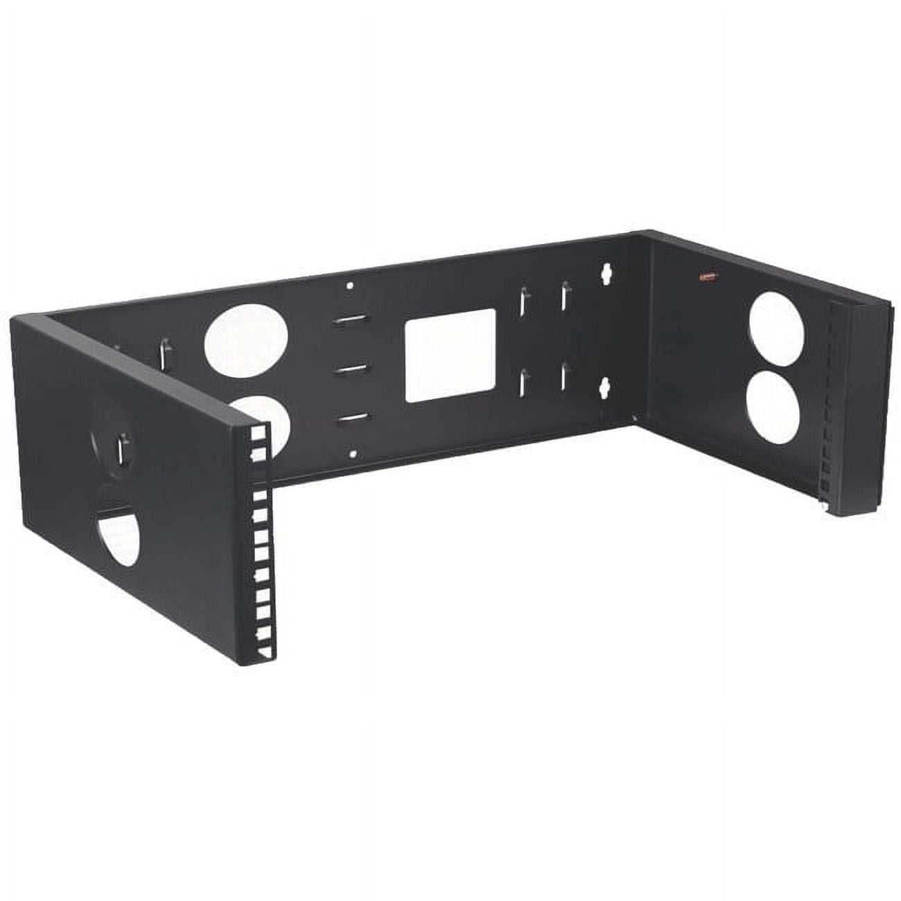 4XEM 2U Open Wall Mount Bracket, Black - Walmart Business Supplies