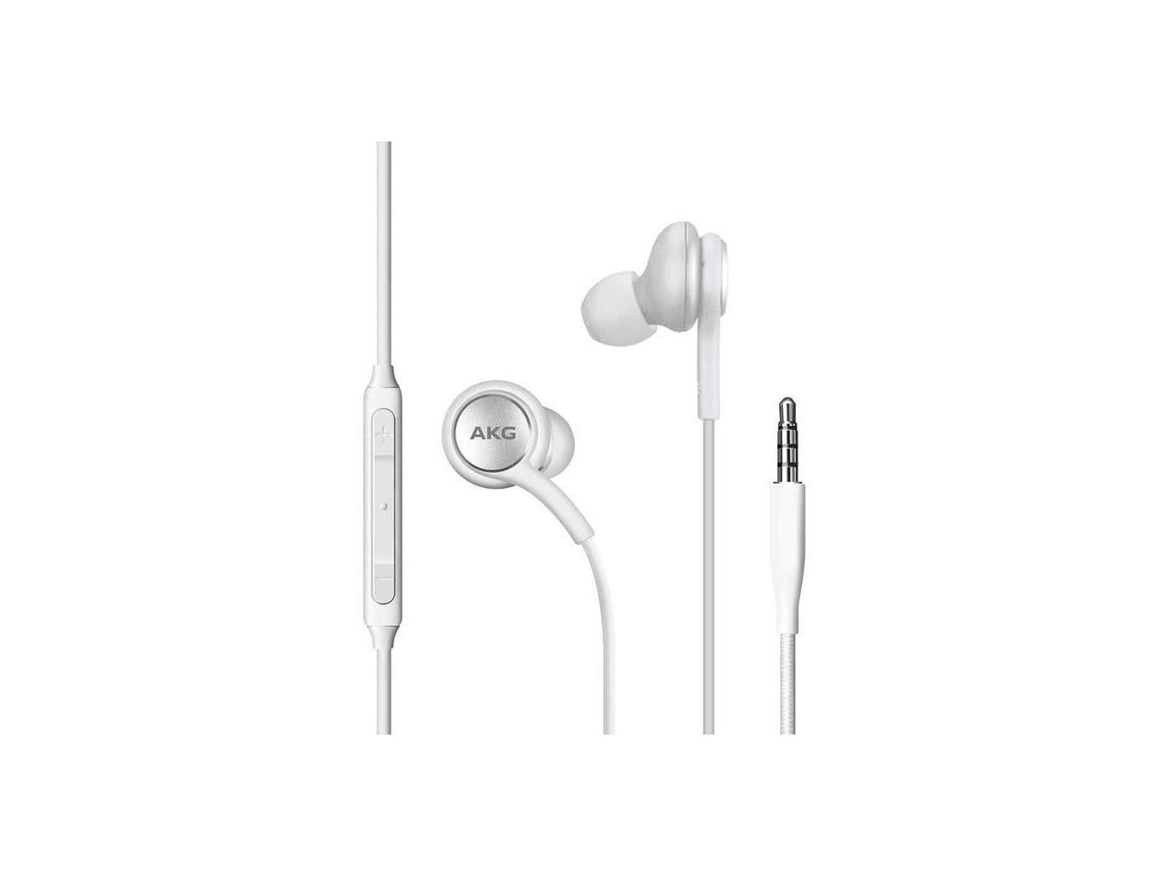 4XEM White 4XSAMEARAKGW 3.5mm Connector Earbud Earphones with Mic and ...