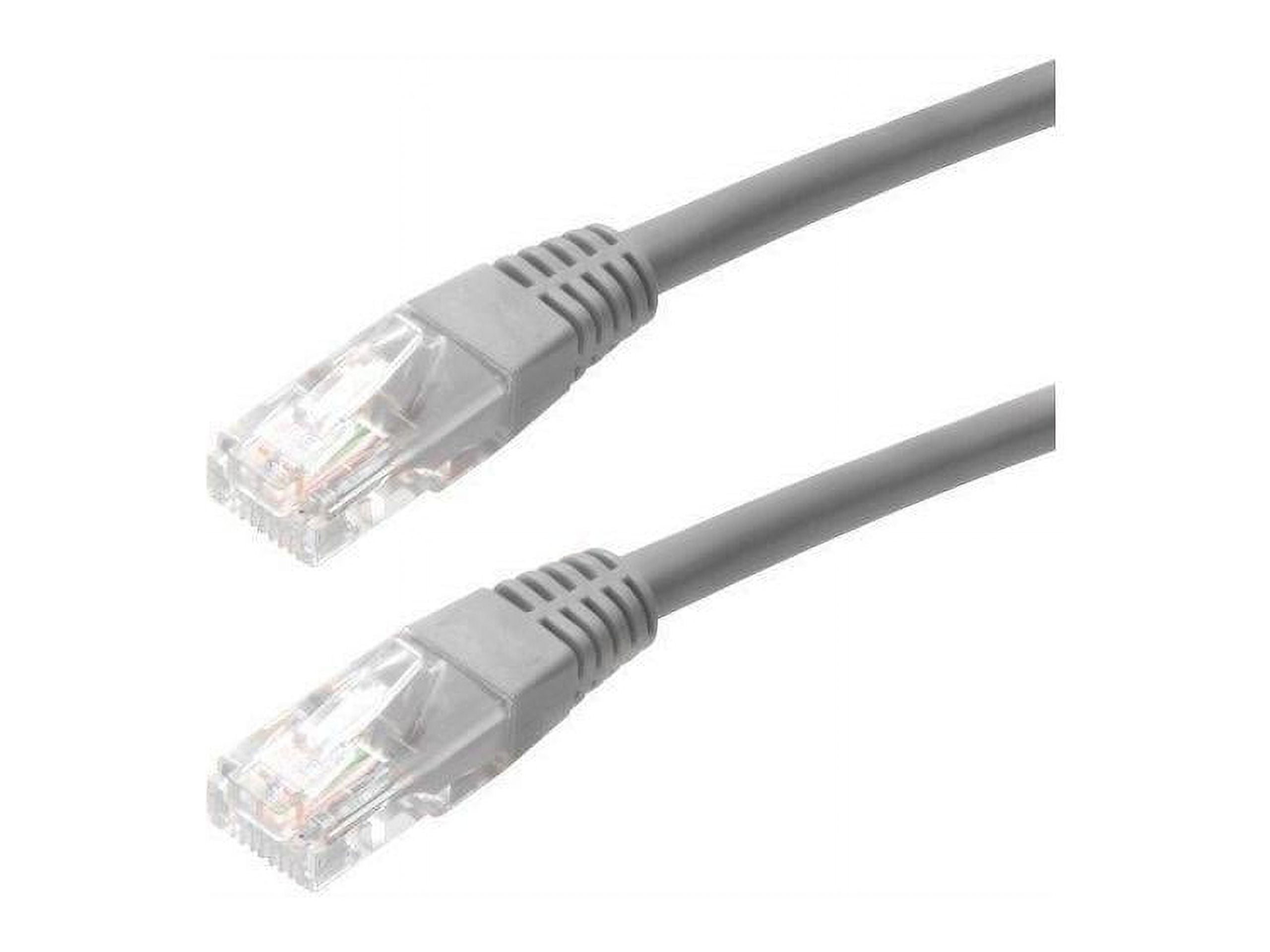 4XEM 4XC5EPATCH10GR 10 ft. Cat 5E Grey Molded RJ45 UTP Patch Cable ...