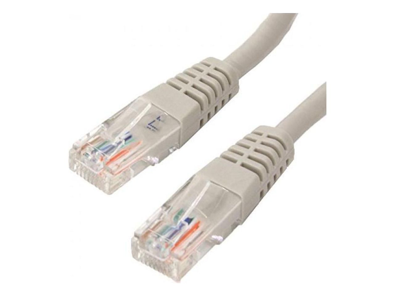 4XEM 4XC6PATCH50GR 50 ft. Cat 6 Grey Cat6 Grey Molded RJ45 UTP Patch ...