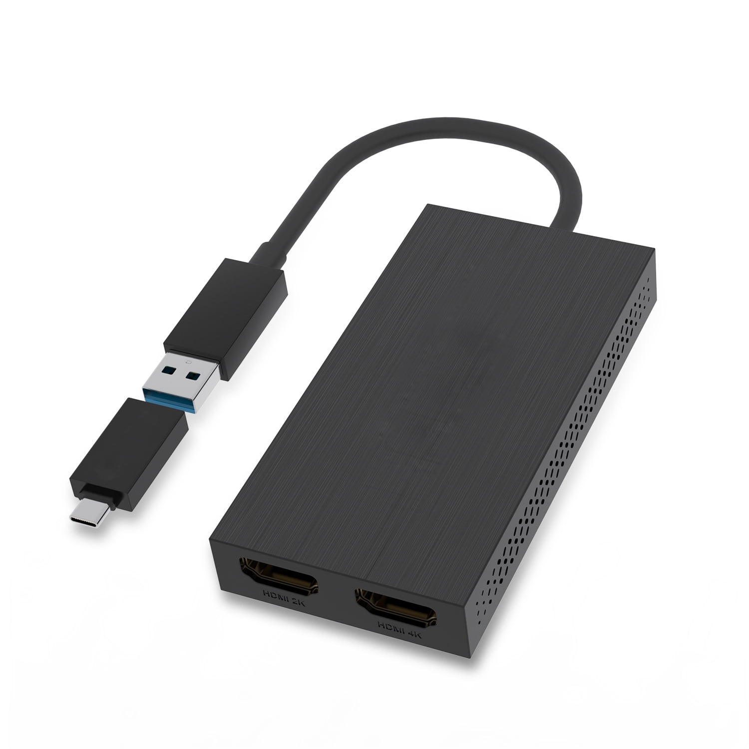 4XEM USB 3.0 to Dual HDMI 4K Display Adapter - Walmart.com