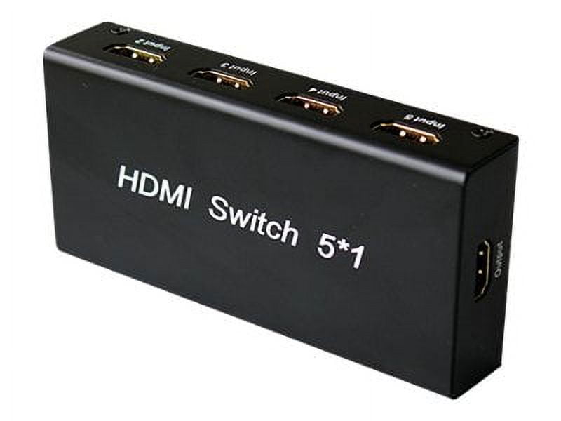 4XEM - Video/audio switch - 5 x HDMI - desktop - for P/N ...