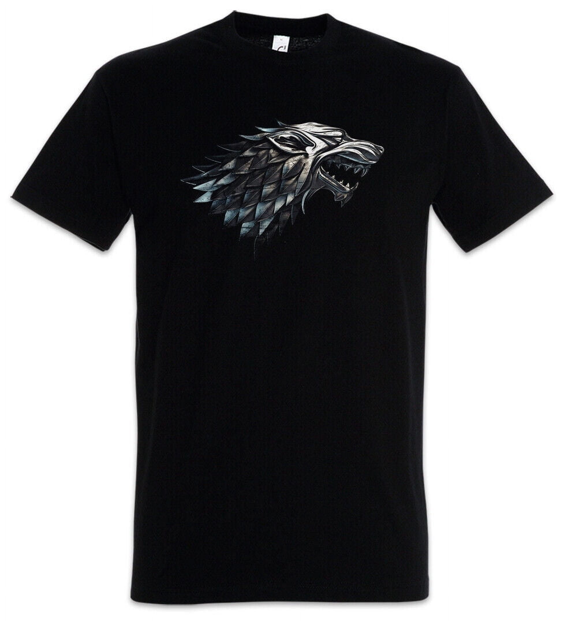 4XL & 5XL WINTER WOLF T-SHIRT - Game House Of TV Stark Thrones XXXXL ...