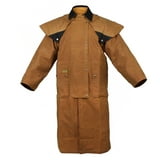 4XL Mens Oilskin Western Australian Waterproof Duster Coat Jacket ...