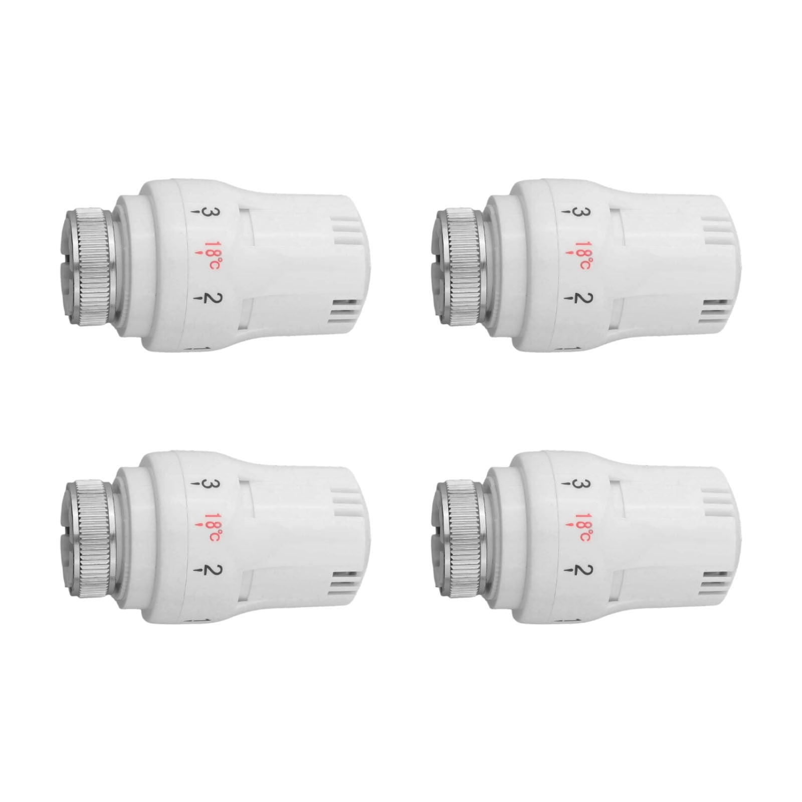 4XThermostatic Head M30*1.5 Thermostatic Valve Heating Temperature ...