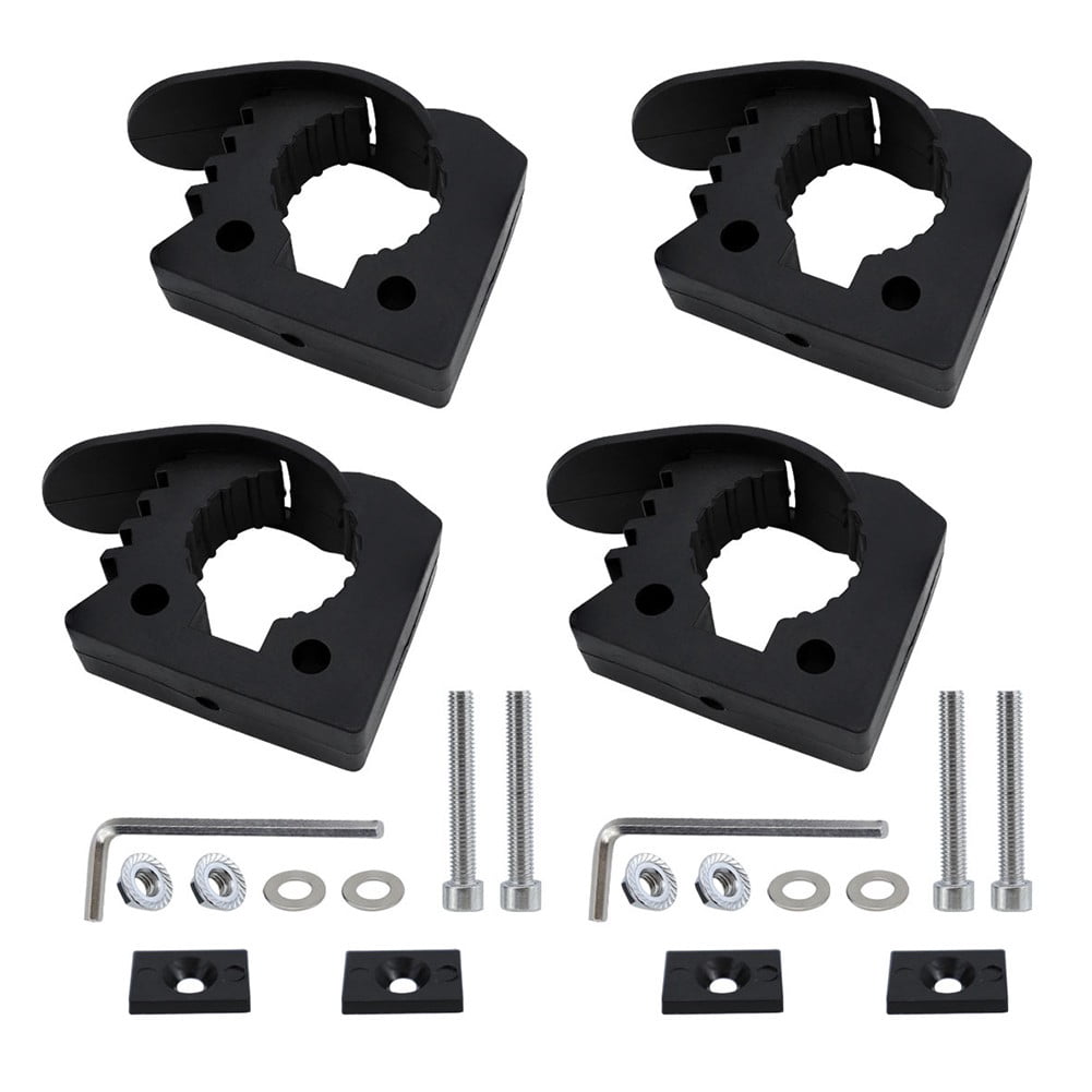 4Xquick Installation Pipe Clamp Set 28-38 Mm Adjustable Rubber Mounting ...