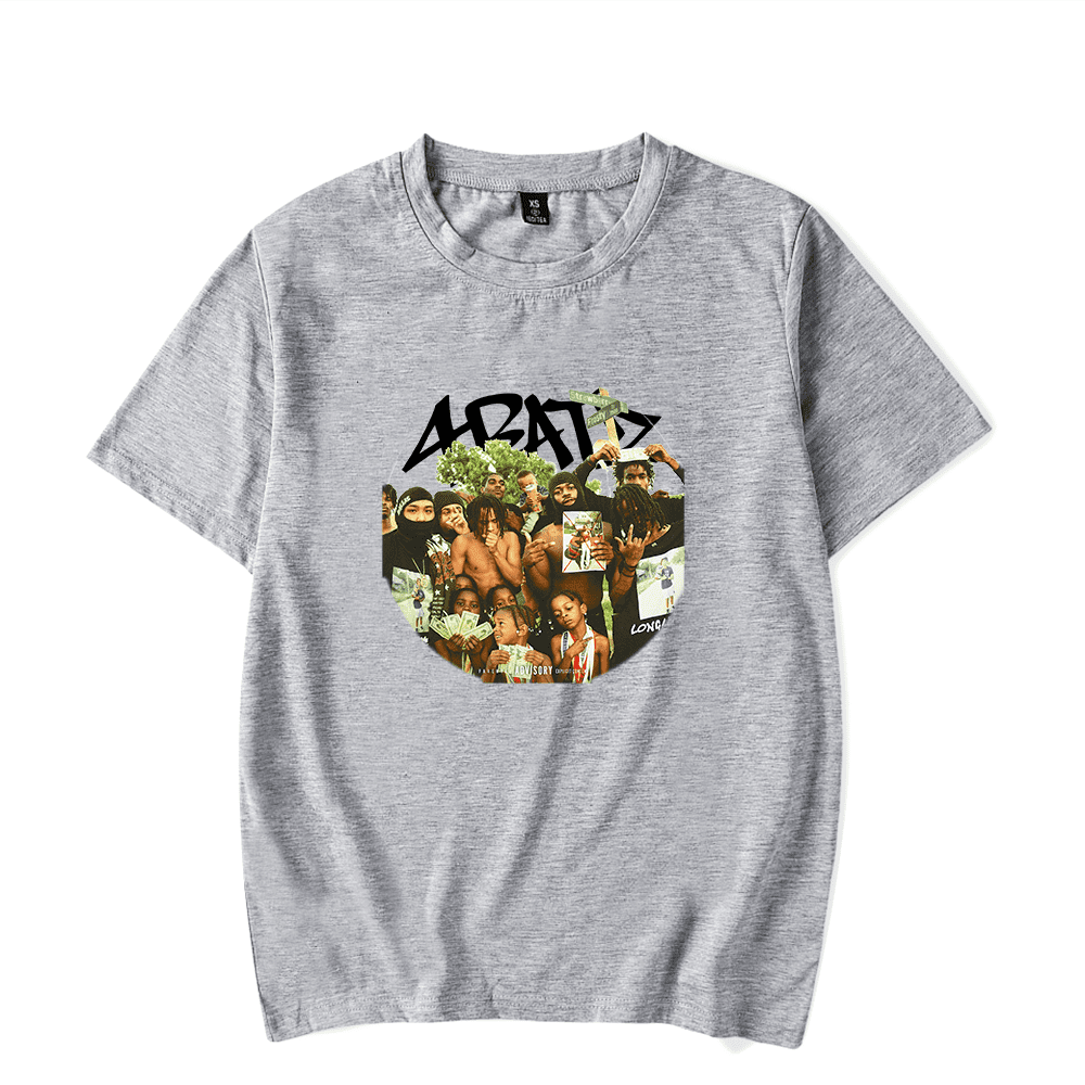 4batz Merch T-Shirt Short Sleeve u made me a st4r Album Cover T Shirt ...