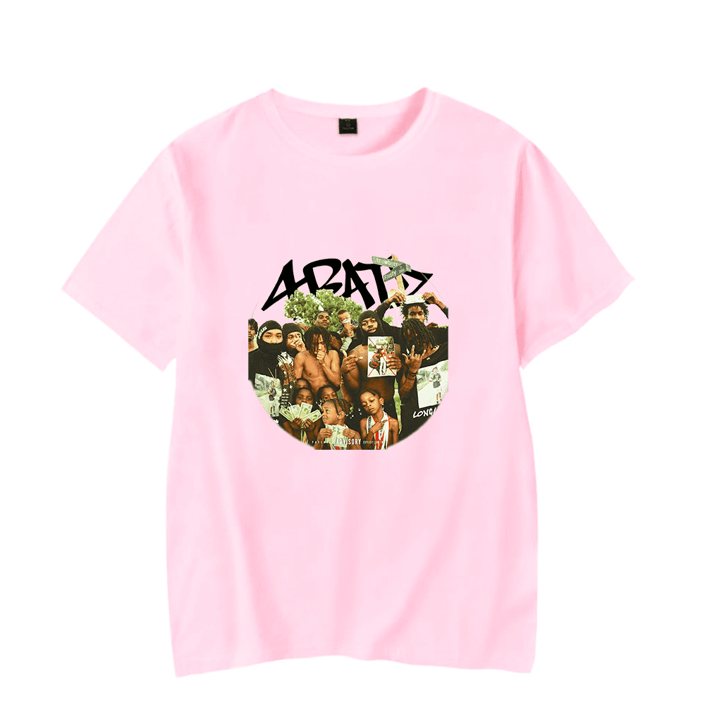 4batz Merch T-Shirt Short Sleeve u made me a st4r Album Cover T Shirt ...