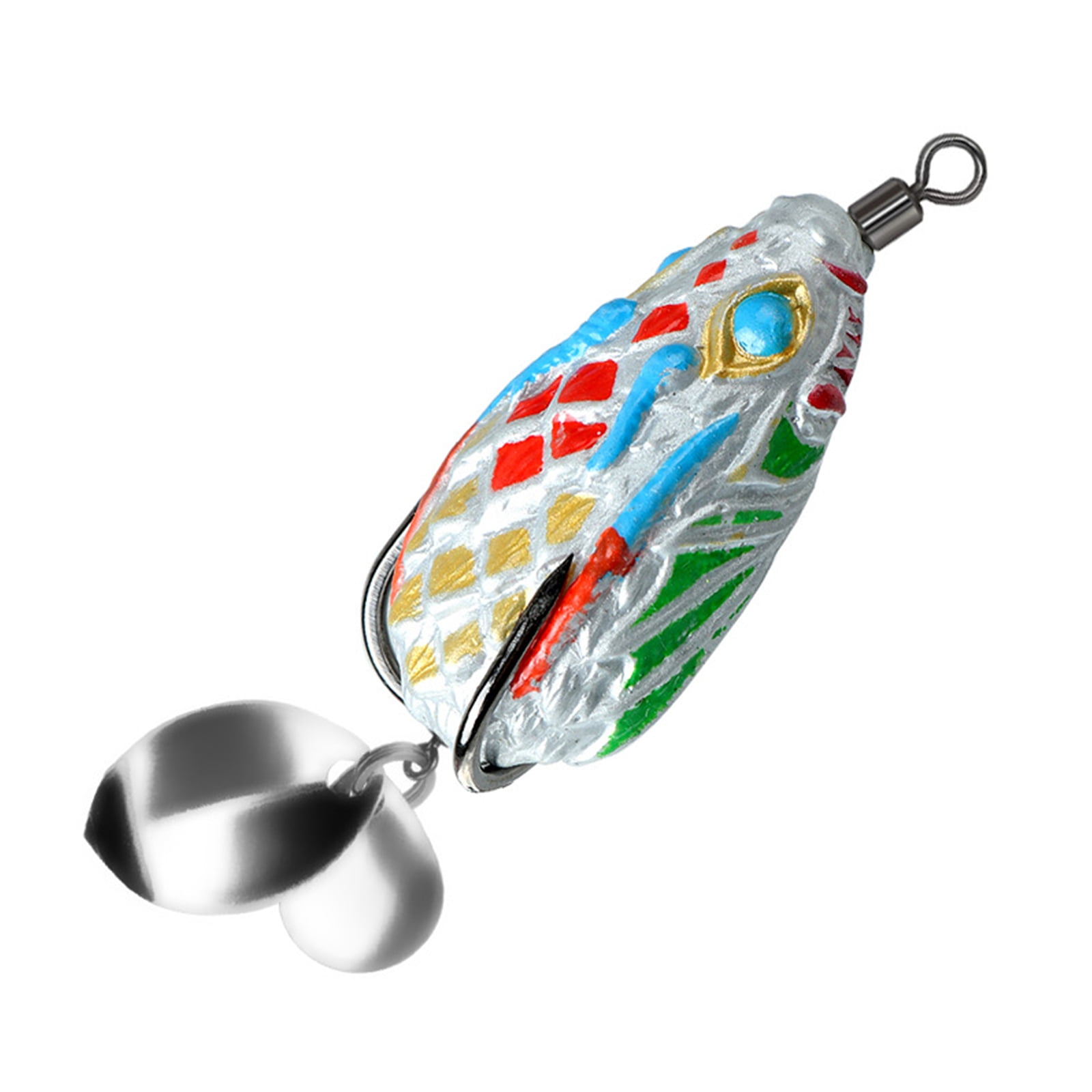 4cm 5.8g Ray Frogs Crankbait PVC Lures Soft Frogs Baits for Blackfish ...