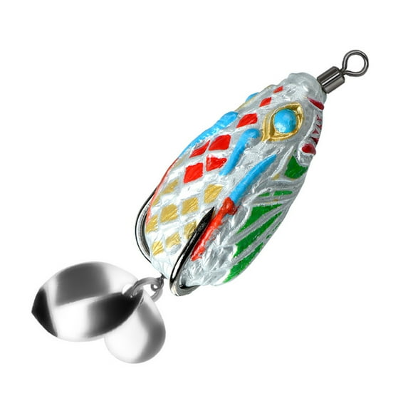 4cm 5.8g Ray Frogs Crankbait PVC Lures Soft Frogs Baits for Blackfish ...