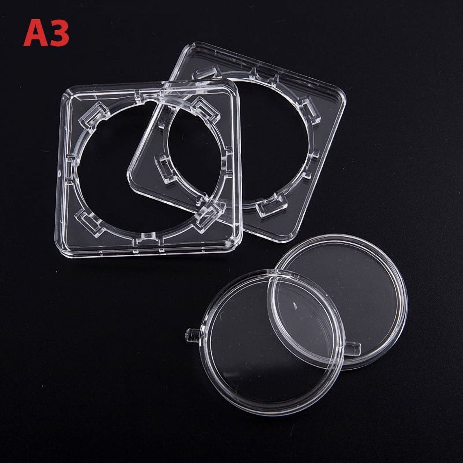 4cm Acrylic Coin Display Case Transparent Box Commemorative Medal ...
