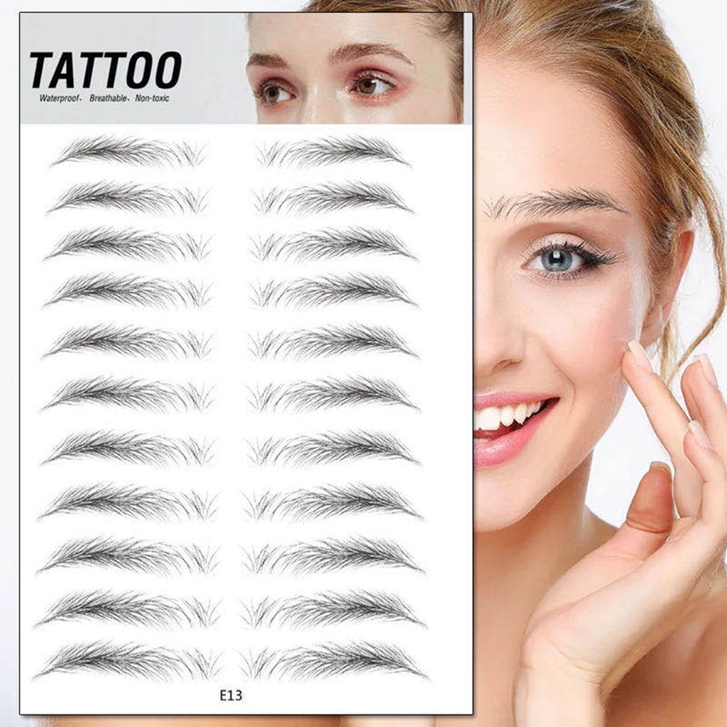 4d Hair-Like Eyebrow Sticker, Authentic Brow Shaper, Self-Adhesive ...
