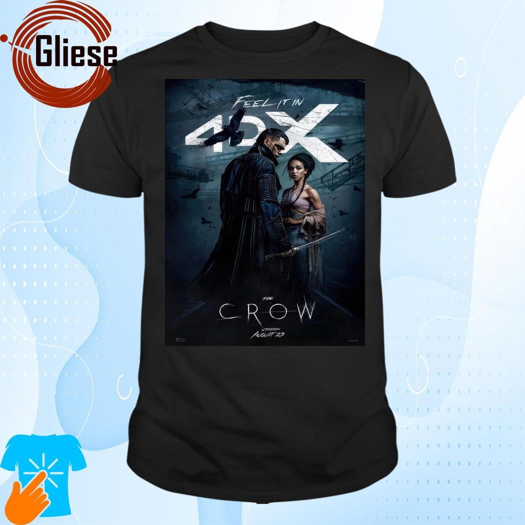 4dx Poster For The Crow Only In Theaters August 23 Shirt - Walmart.com