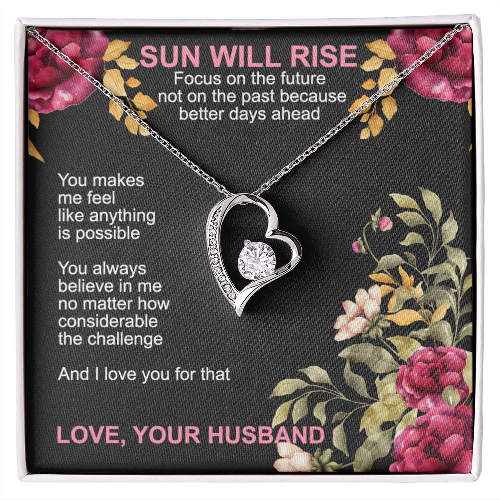 4ever love v2, Forever Love Necklace, 14K White Gold or 18K Yellow Gold ...