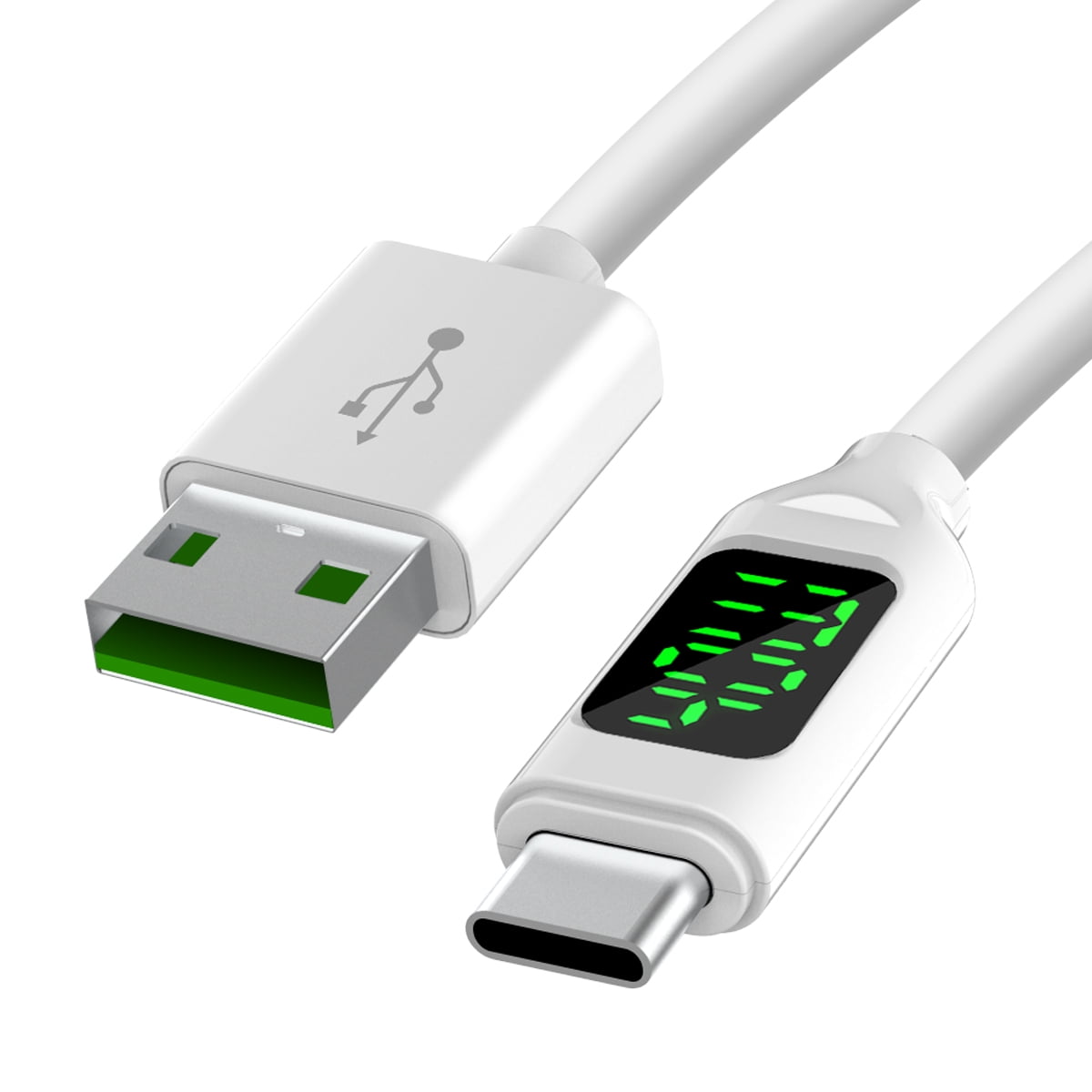 4ft 100W/5A USB C Cable Fast Charging USB-A to Type C Charger Cord With ...