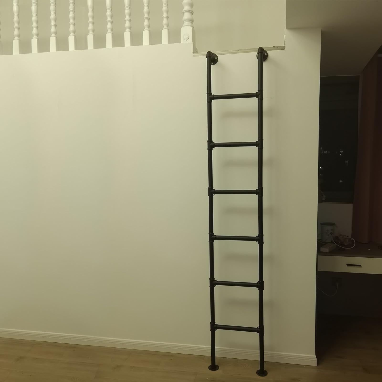 4ft 5ft 6ft 7ft 8ft 9ft Loft Ladder for Apartments, Emergency Egress ...