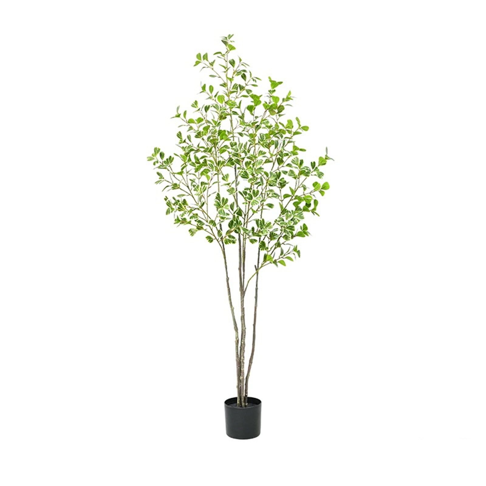 4ft /5ft/6ft Artificial Ficus Tree, Large Simulated Ficus Tree with ...