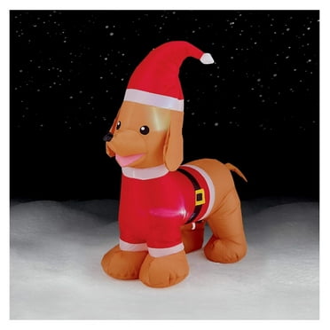 Airblown Inflatable Marshall with Antlers - Outdoor Christmas Yard ...