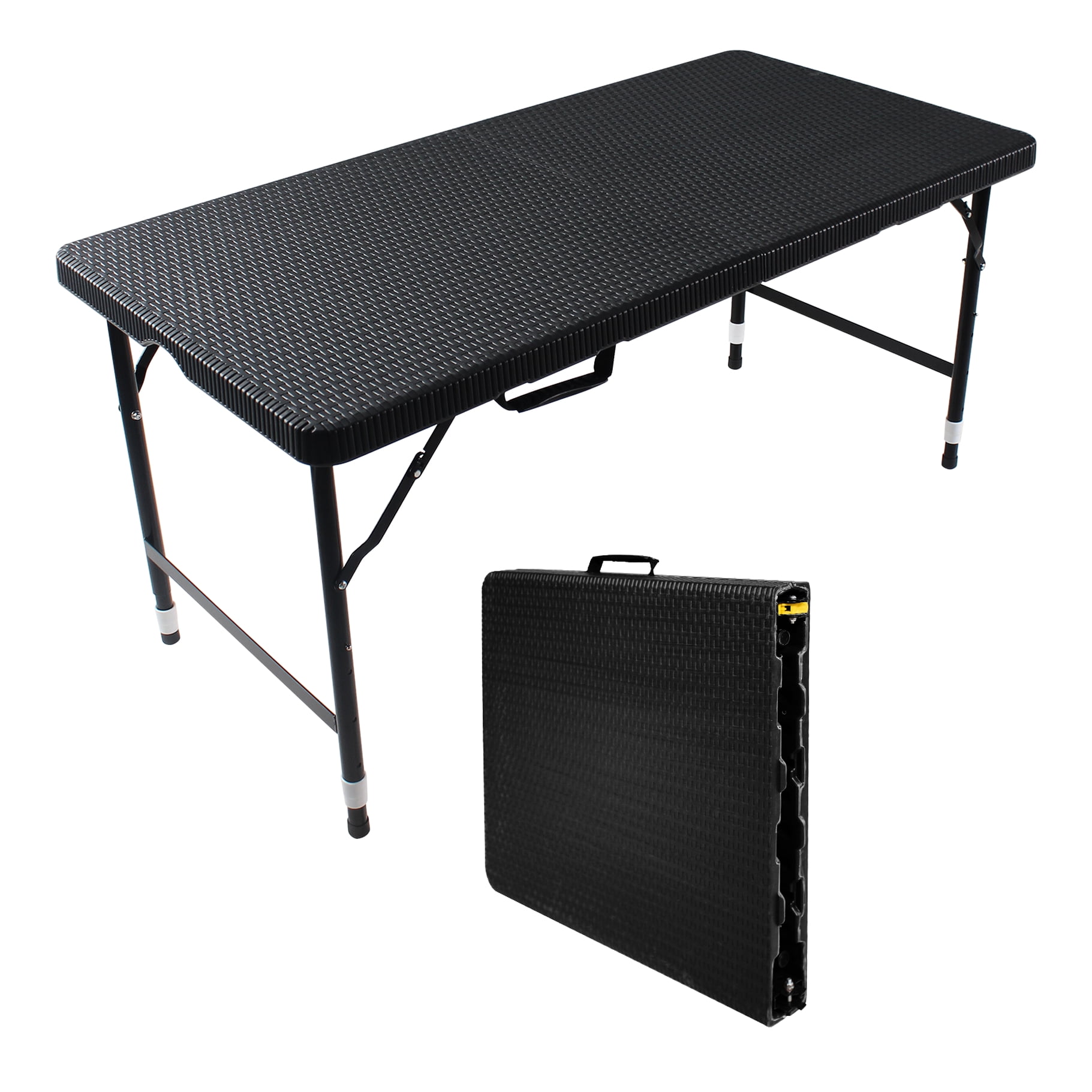 4ft Foldable Table For Multiple Indoor & Outdoor Uses, Fixed Grip ...