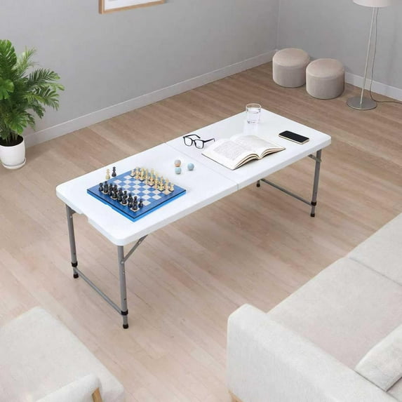 4ft Folding Table Outdoor Picnic Table Barbecue Camping Tables ...