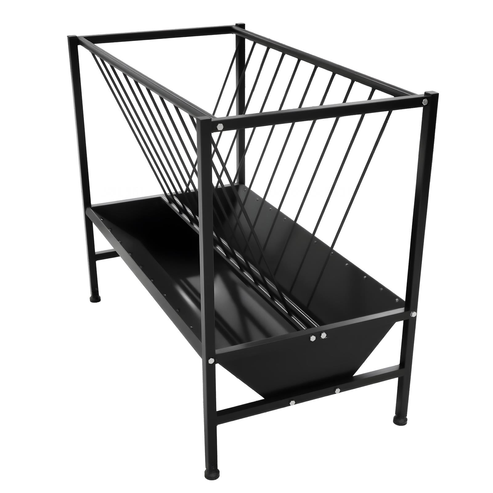 4ft Gay hay feeder Sheep Trough, 70 Gallon Pasture Feeder, Freestanding ...