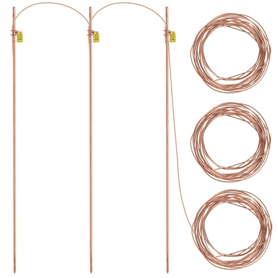 GOUNENGNAIL Copper Clad Ground Rods, 4ft Length, ASTM E8/E8M, Electric ...