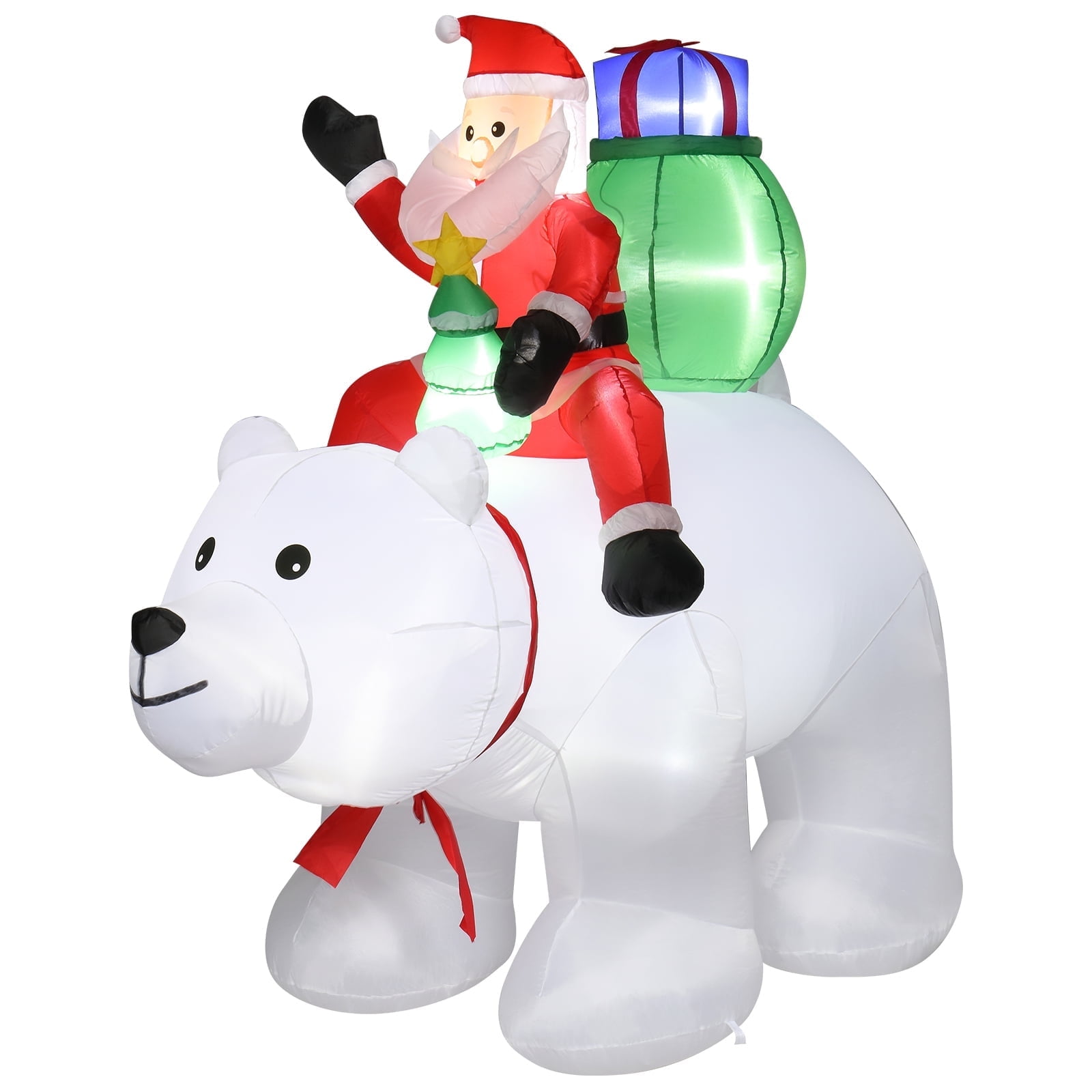 4ft Height Outdoor Christmas Decorations with LED Lights, Christmas ...