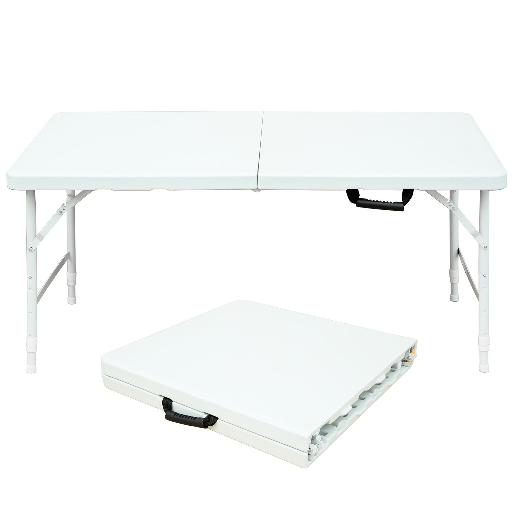 4ft Indoor & Outdoor Folding Table | Good for Camping and Home Use ...