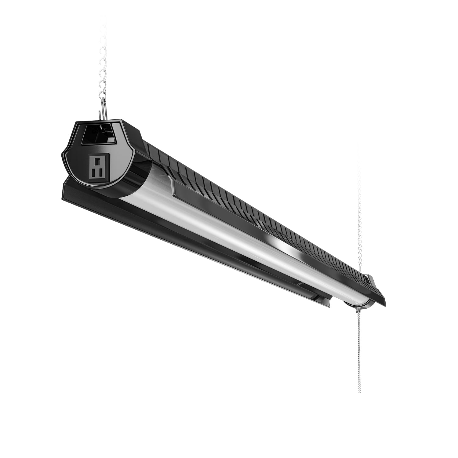 Pinegreen Lighting 44" 7000 Lumen LED Shop Light with Treadplate ...