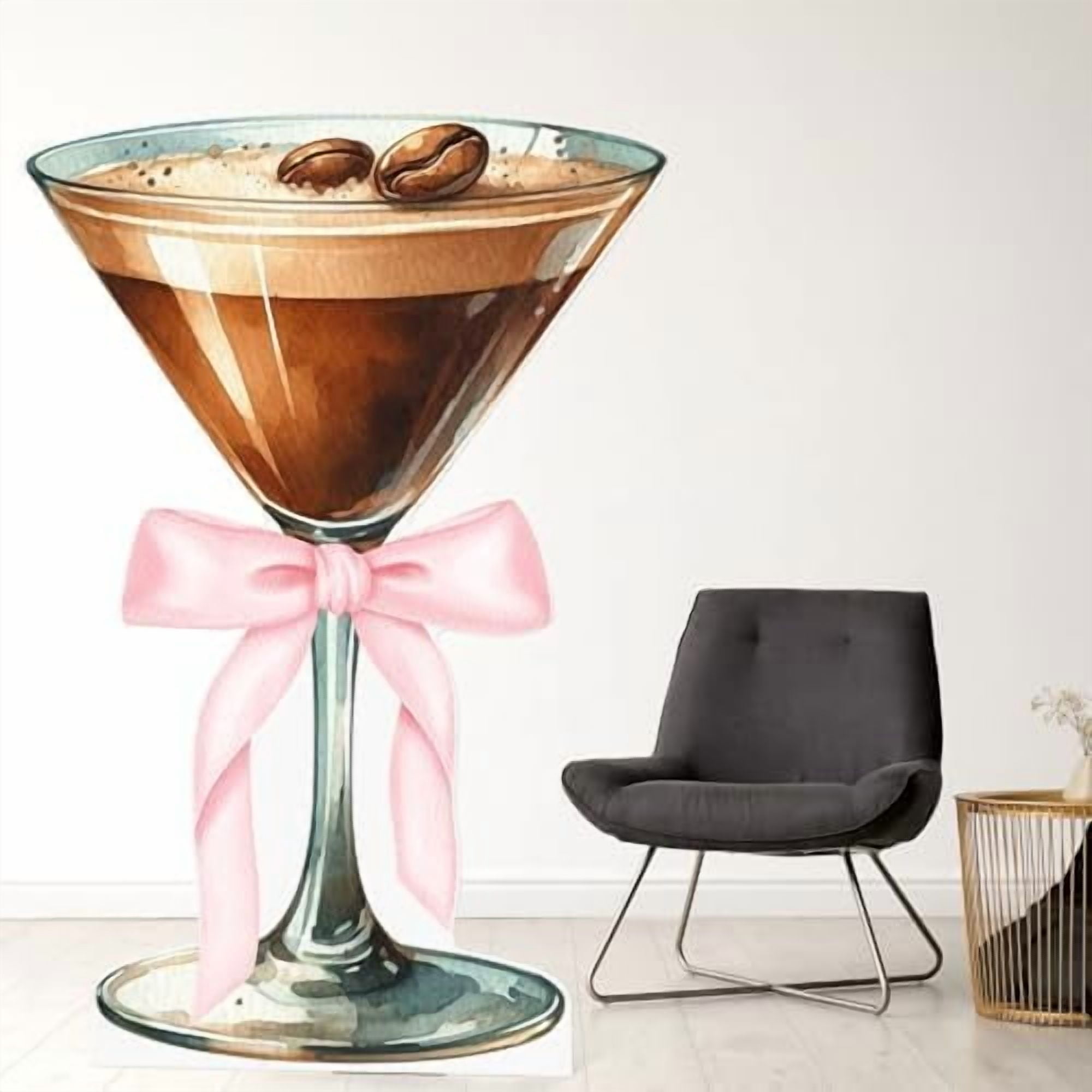 4ft Martini Glass Cardboard Espresso Martini Cocktail Cutout Stand for ...