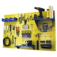 4ft Metal Pegboard Standard Tool Storage Kit - Yellow Toolboard & Blue ...