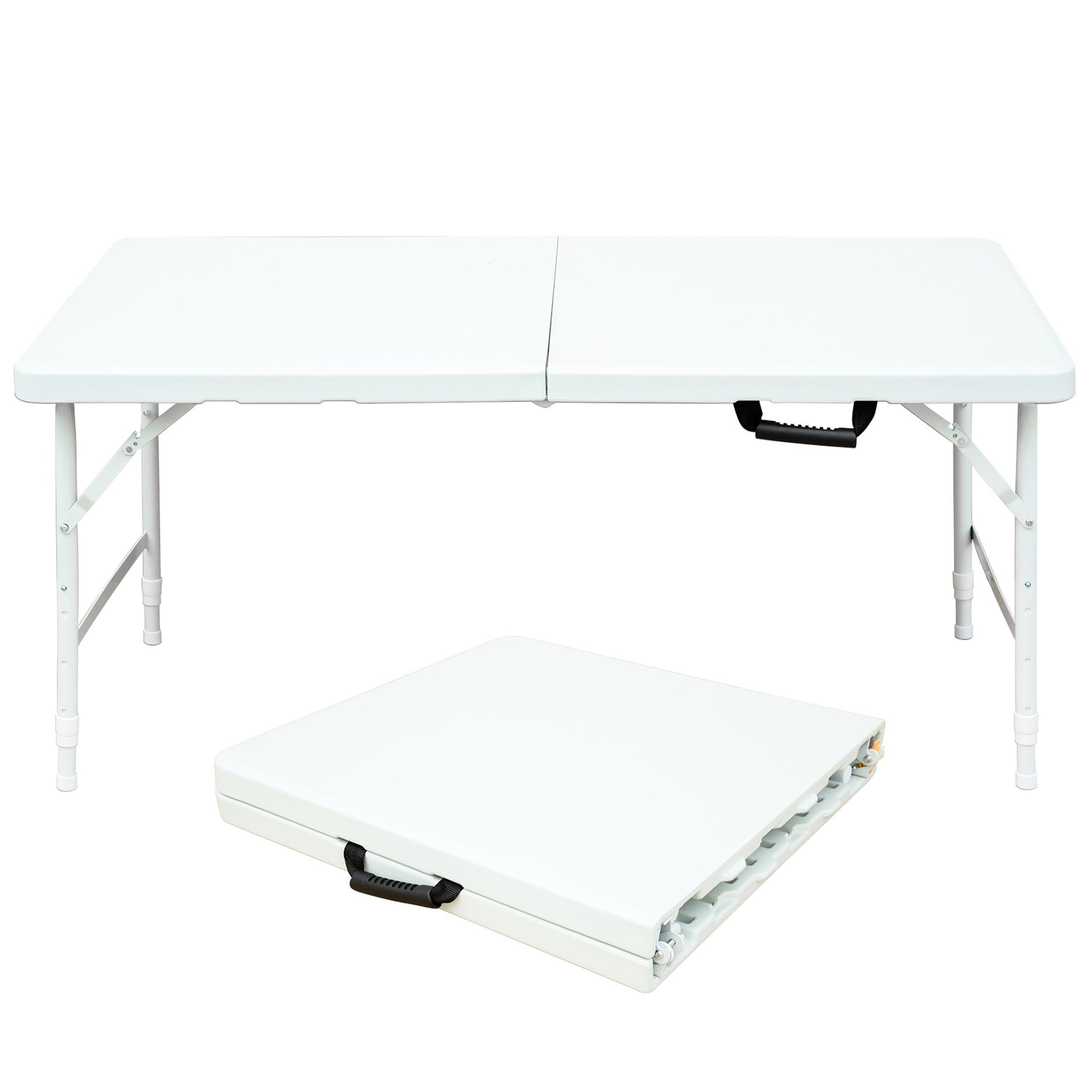 4ft Portable Folding Table, High - Quality Steel, Smooth Finish ...