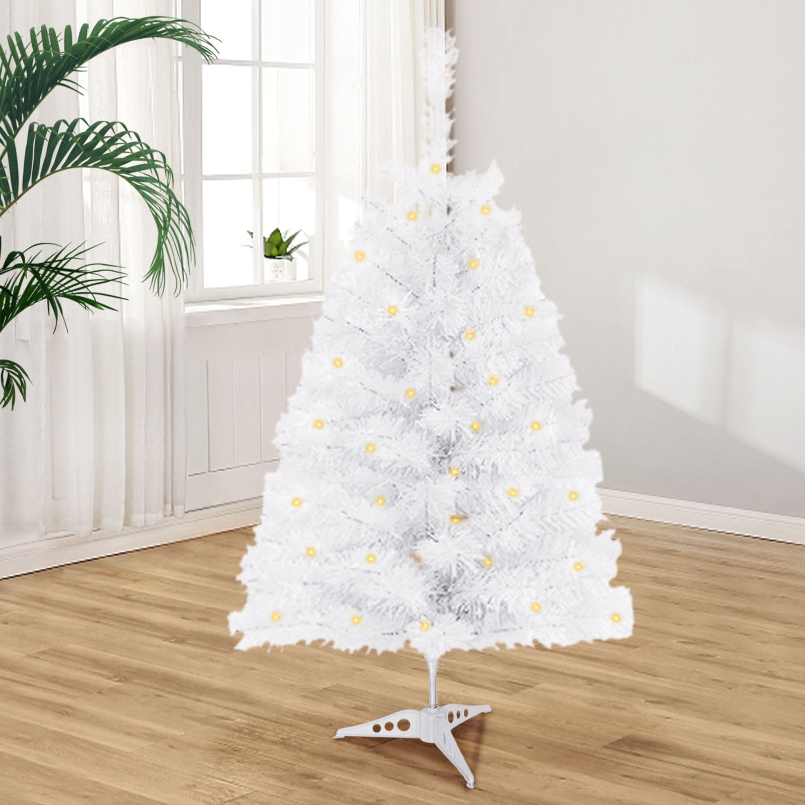 4ft Pre-lit Christmas Tree, Artificial Mini Tree Perfect for Kids ...