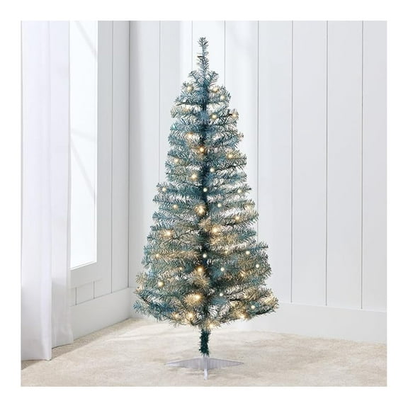 4ft Pre-lit Christmas Tree, Artificial Mini Tree Perfect for Kids ...