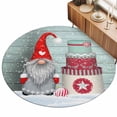 4ft Round Rug Christmas Gnomes Area Rugs for Living Room Bedroom ...