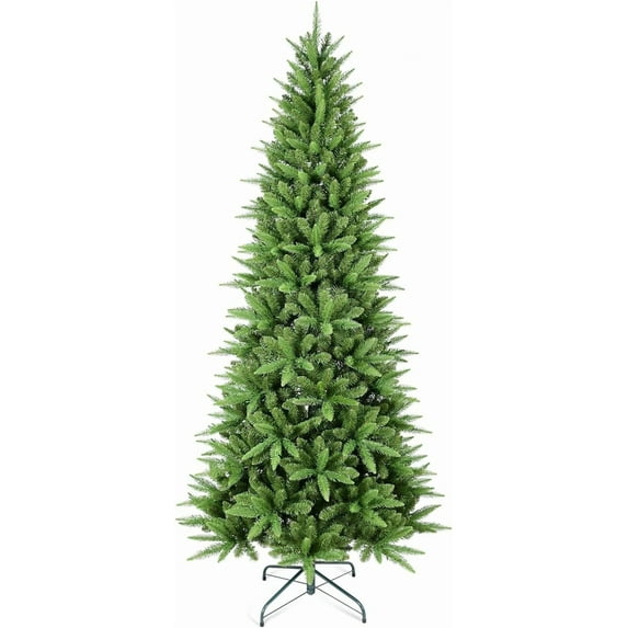 4ft Slim Artificial Christmas Tree, Unlit Tall Skinny Christmas Tree ...