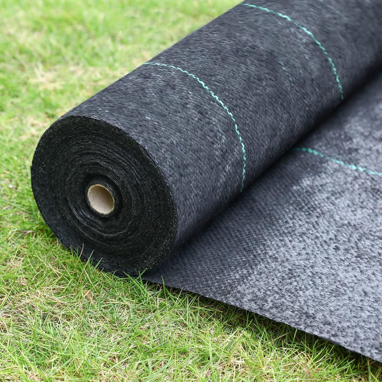 4ft x 300ft Garden Weed Barrier - Woven Landscape Fabric - Heavy Duty ...