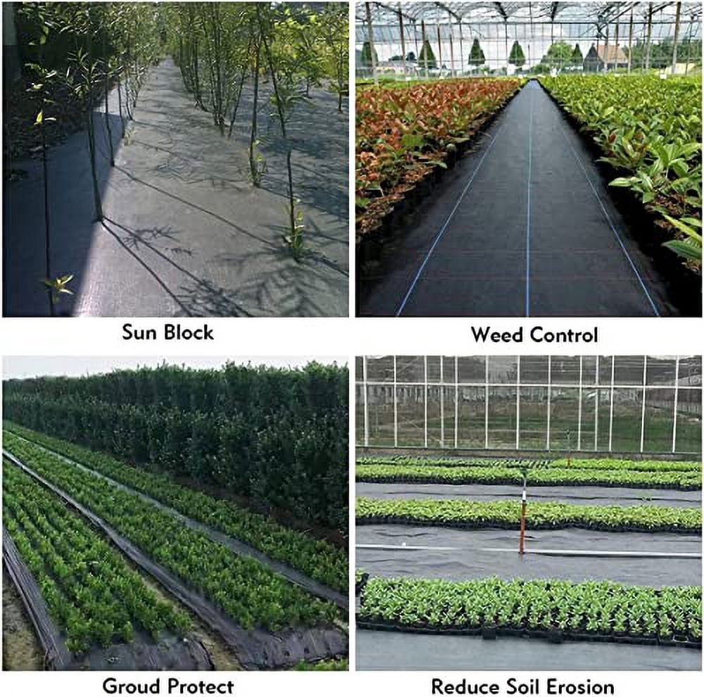4ftx300ft Weed Barrier Landscape Fabric Heavy Duty 3.5oz Premium ...
